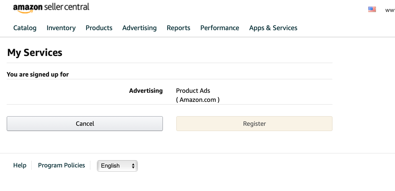 Unable to register for seller's account