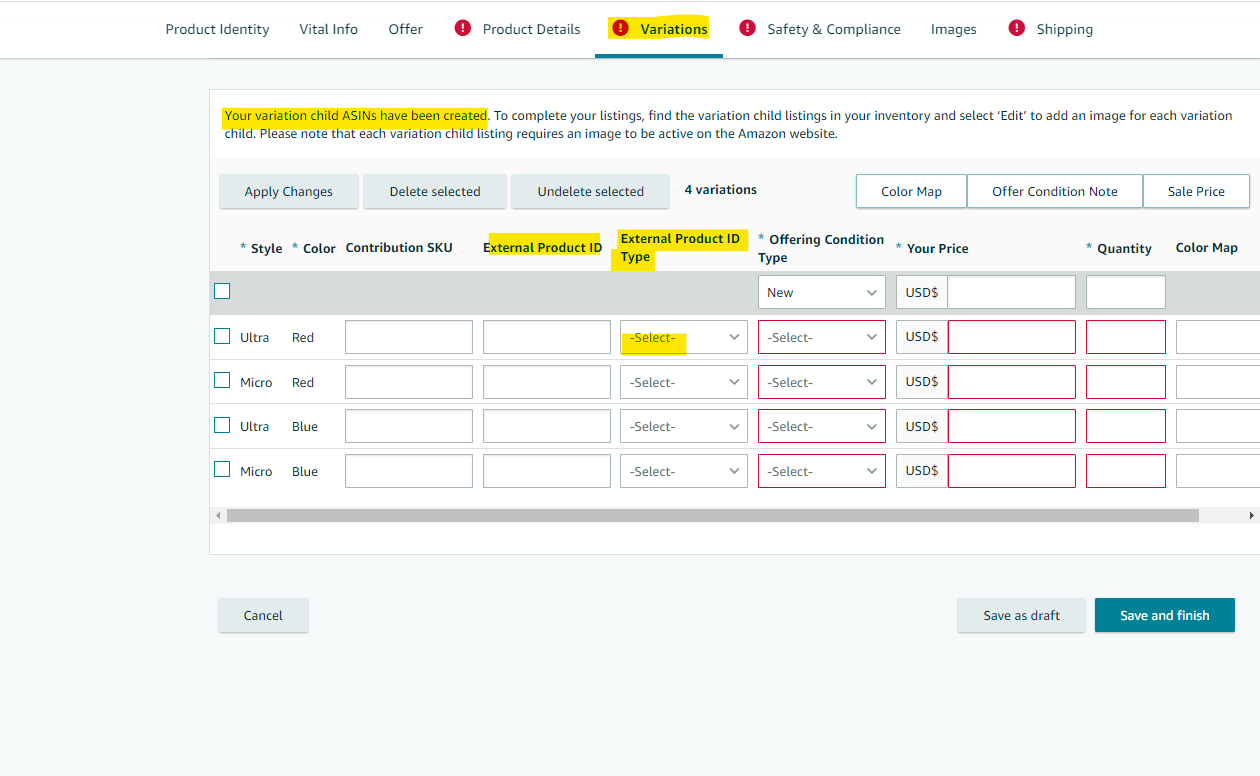 GTIN Exemption and External Product ID