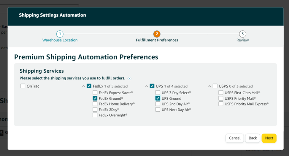 Shipping Templates 1.01, how to fill a Shipping Template step-by-step