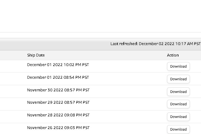 End of Day reports/USPS scan forms